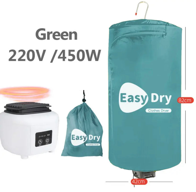 Portable Electric Clothes Dryer Mini Travel Folding Warm Air Baby Clot ...
