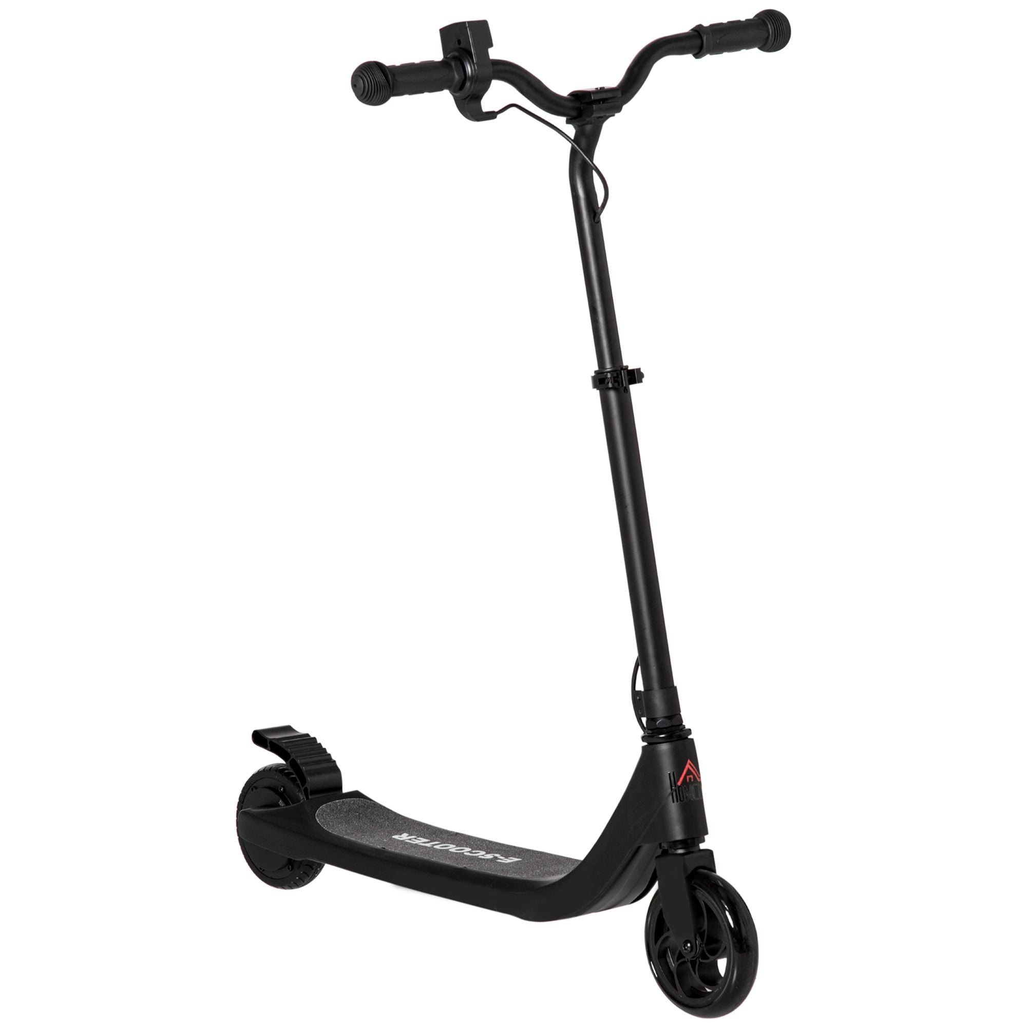 Electric Scooter, 120W Motor E-Scooter w/ Battery Display, Adjustable ...
